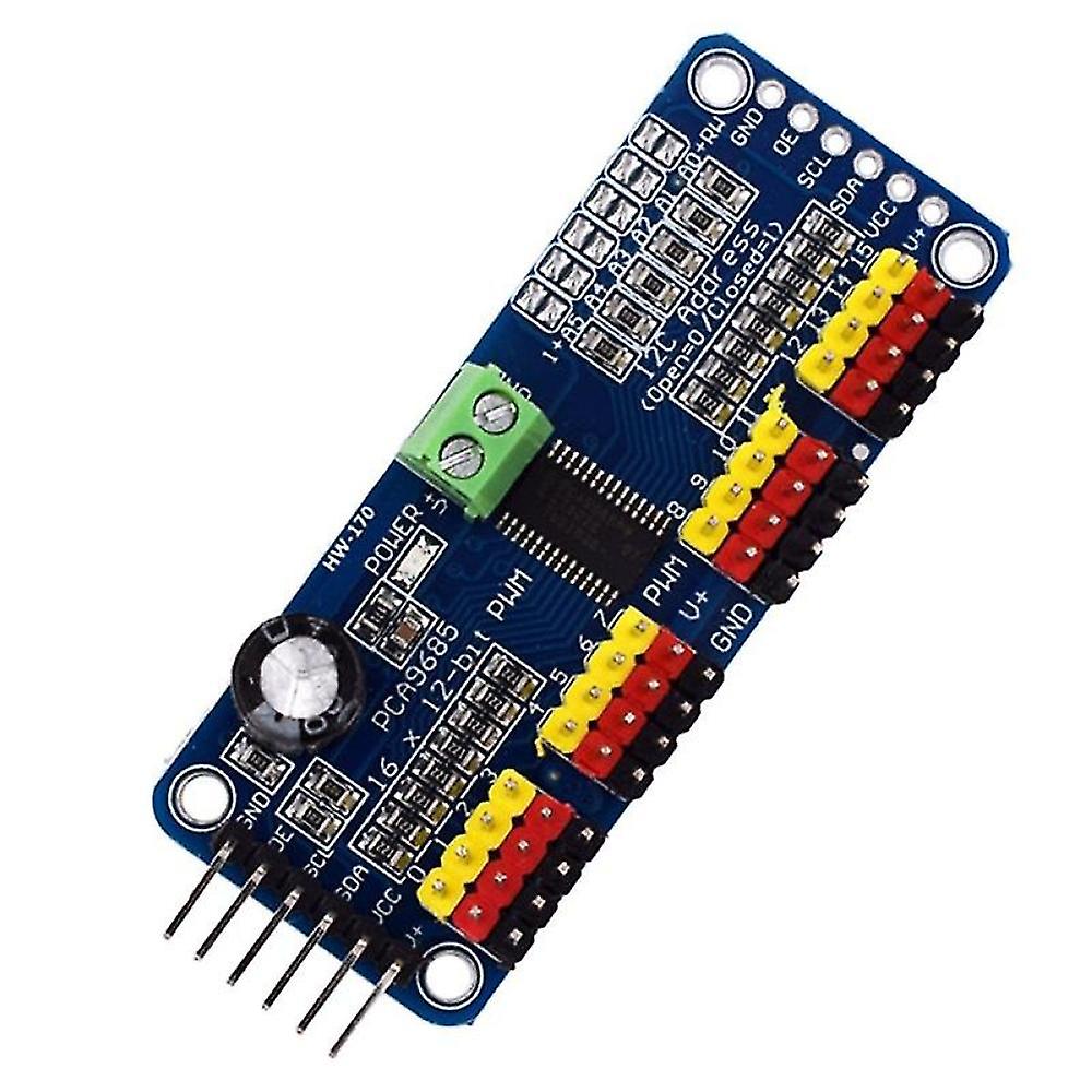 Pca9685 16 Channel 12-bit Pwm Servo Motor Driver I2c Module For Or ...