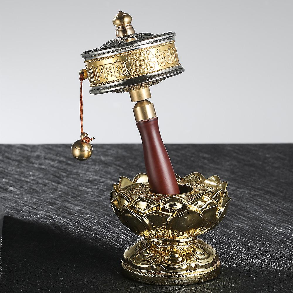 Tibetan Prayer Wheel Tibetan Buddhist Hand Turn Praying Instrument ...