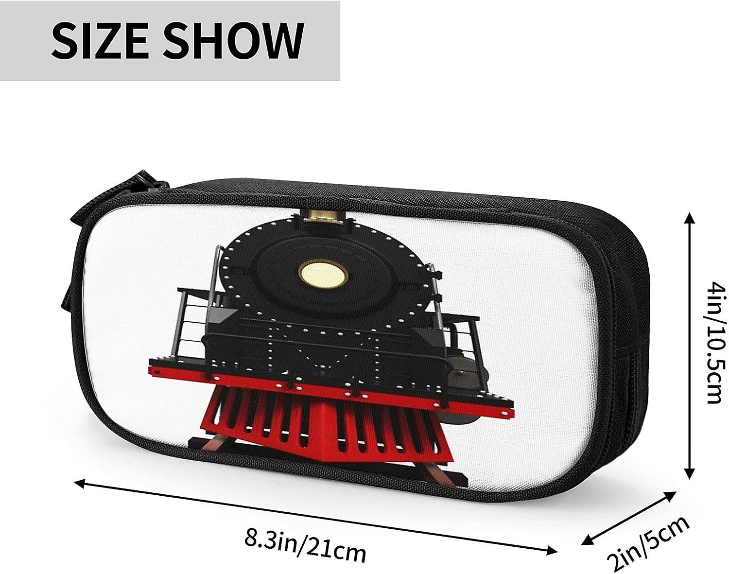 Pencil Case West Steam Locomotive Train Rendering, Big Capacity Large ...