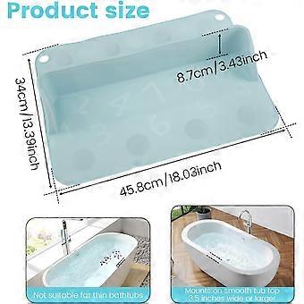 Bathtub Splash Guard for Tub Kids, Silicone Bathtub Splash Guard Play ...