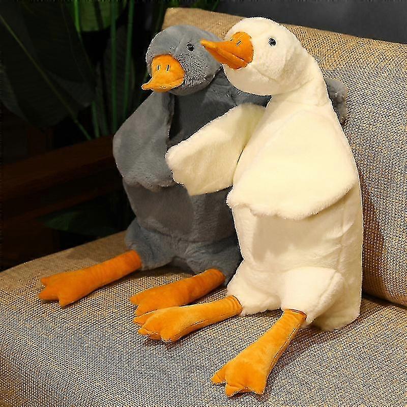 50-190cm Huge Cute Goose Plush Toys Big Duck Doll Soft Stuffed Animal ...