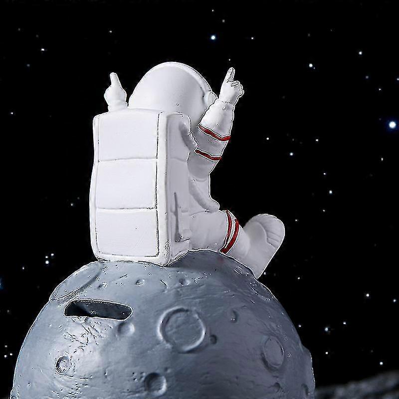 Piggy Bank, Astronaut Toys With Planet Coin Bank Resin Money Jar For ...