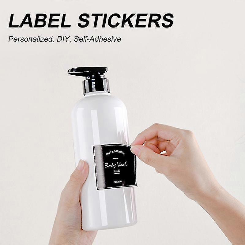 1 Set Waterproof Lotion Label Stickers Ultra Thin Rectangle Hair ...