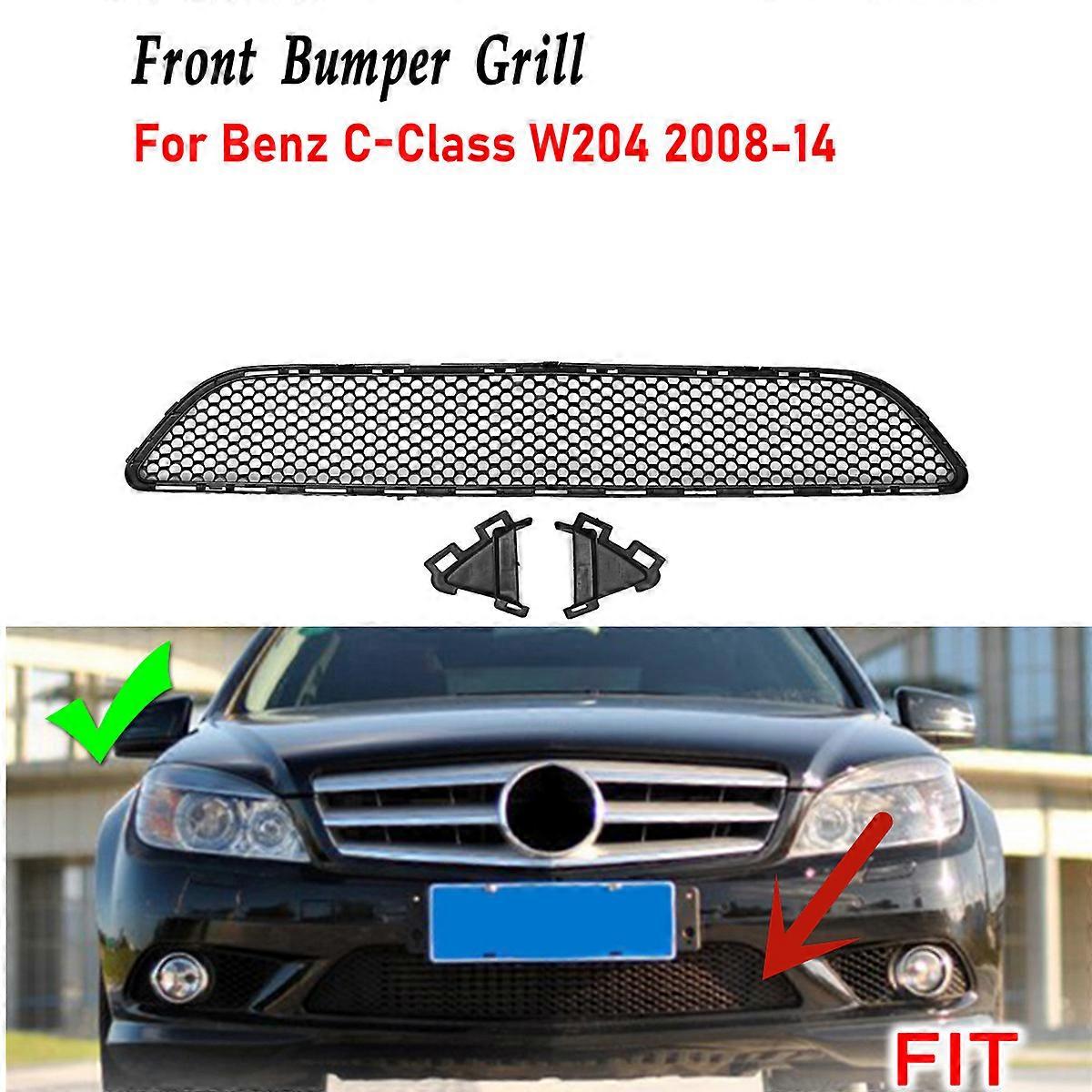 Front Bumper Centre Grill Grille Mesh Panel For Mercedes For Benz C ...