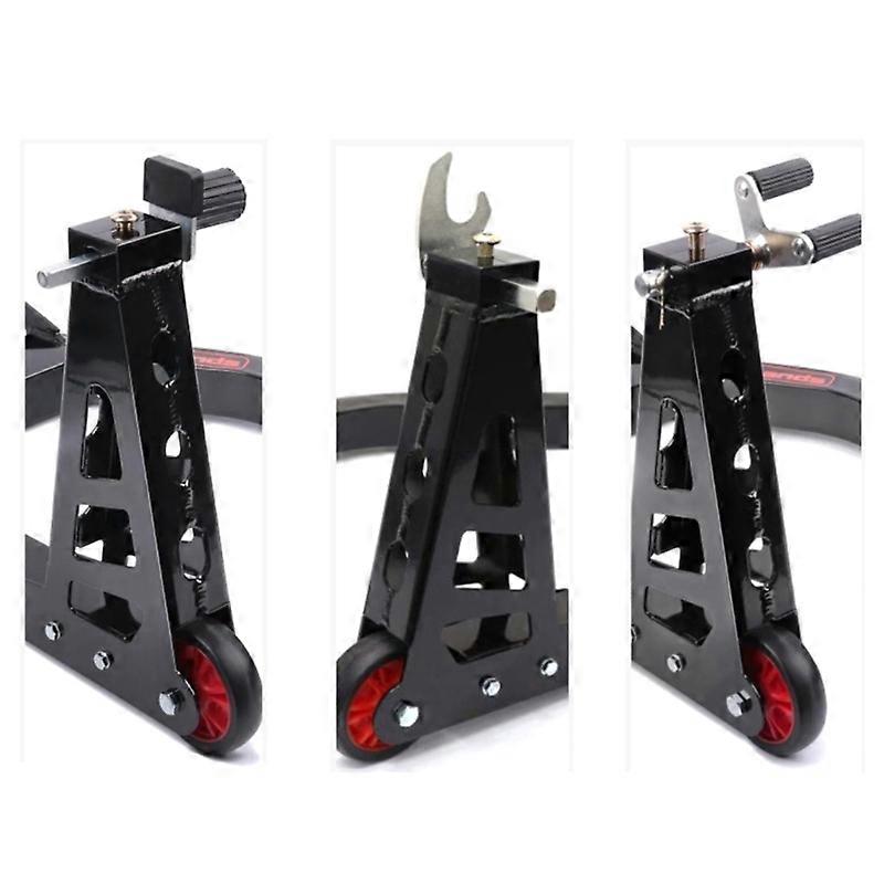 Anti-skid Rubber Universal Motorcycles Bike Modified Stands Wheel ...