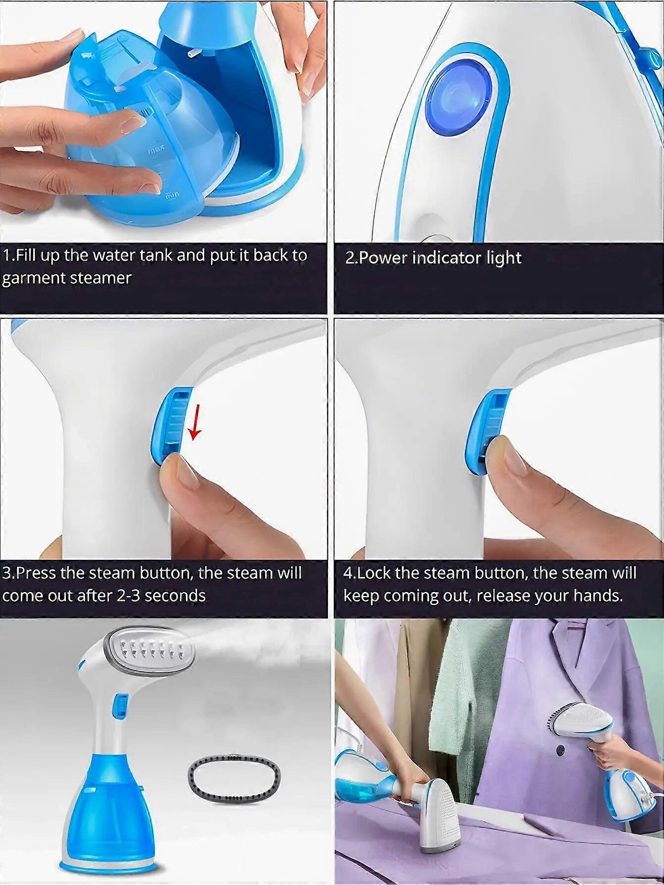 Steamer Iron for Clothes Handheld Garment Steamer 1500W Mini Portable ...