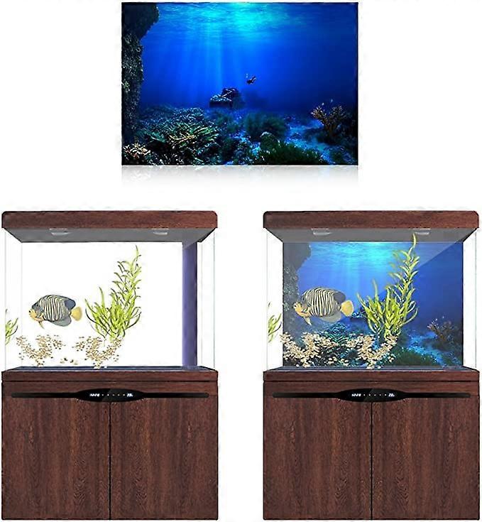 3D Aquarium Background 75 Gallon Tank,Aquarium Poste Fish Tank ...
