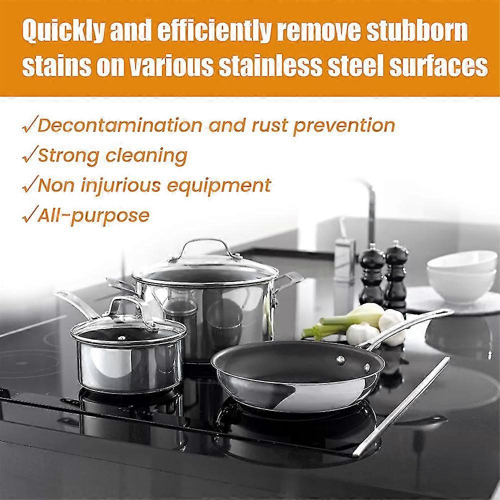3pcs Astonish Powerful Oven And Cookware Cleaner With Stainless Steel ...