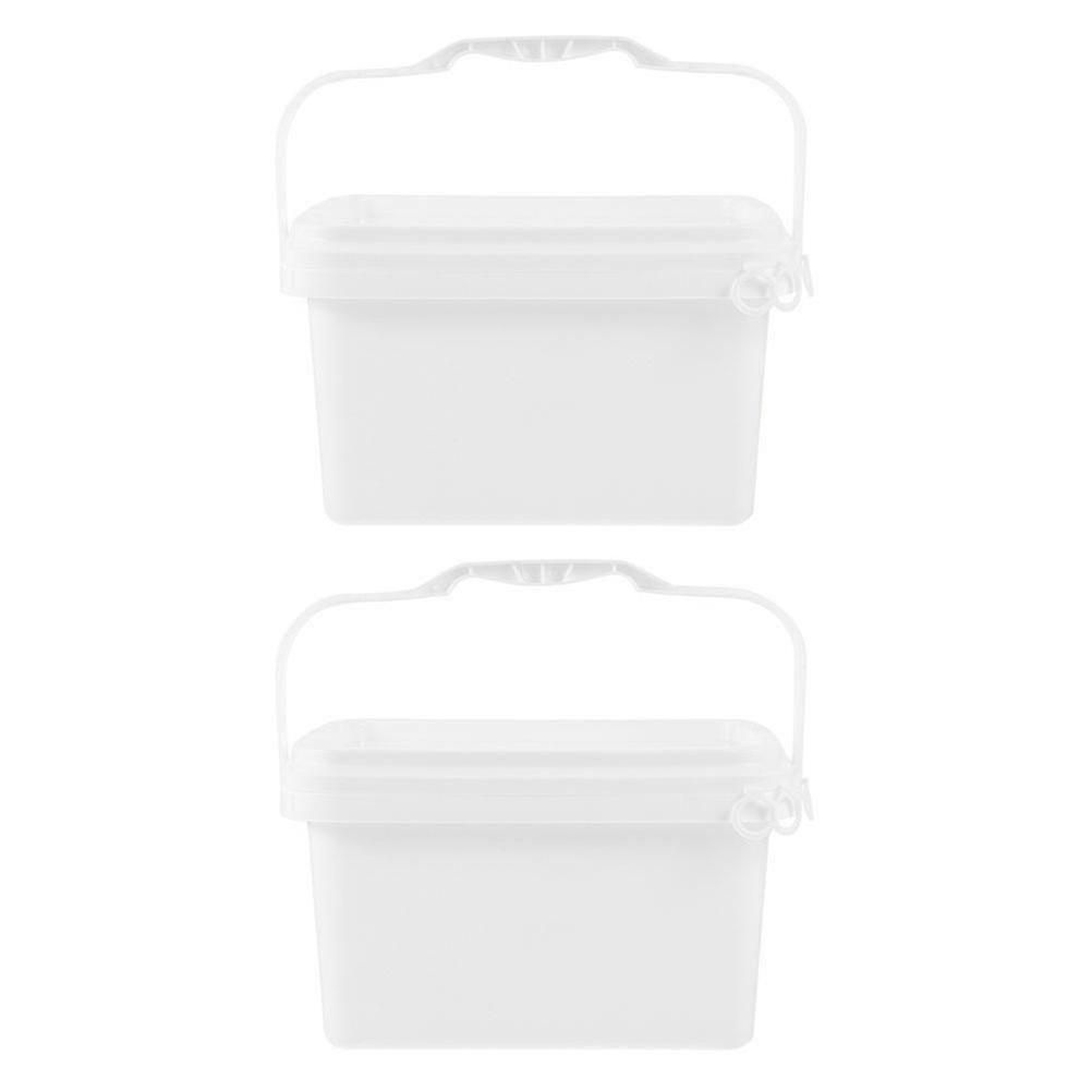 2pcs Painting Bucket Paint Can Paint Storage Bucket Oil Paint Bucket ...