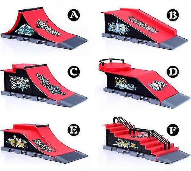 Mini skatepark for Finger Skateboard Field Combination Toy Skateboard ...