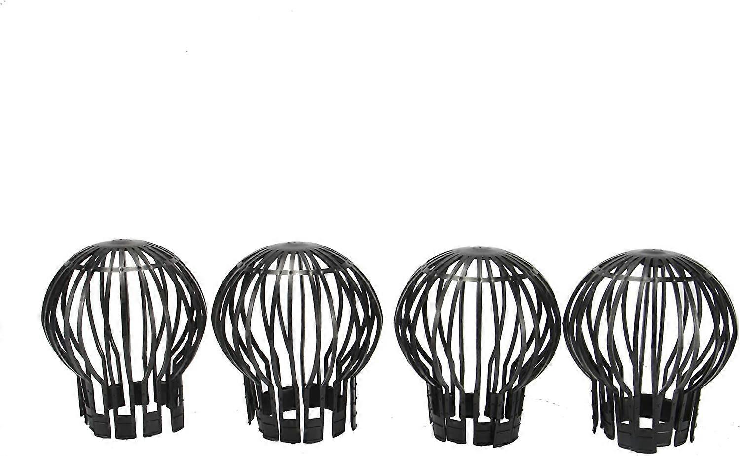 Plastic Gutter Guards - Set of 4 | Downpipe Leaf Guard | Drain Pipe ...