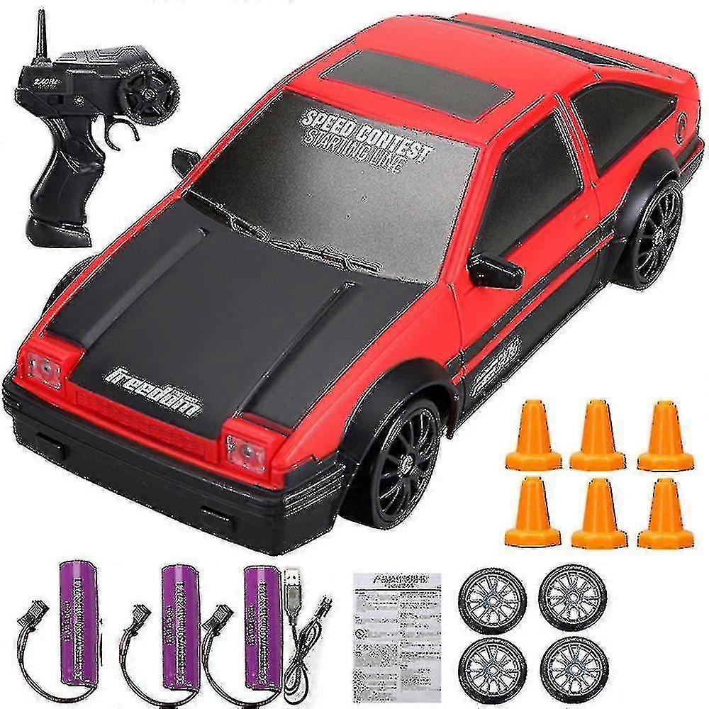 2.4g Drift Rc Car 4wd Rc Drift Car Toy Remote Control Gtr Model Ae86 ...