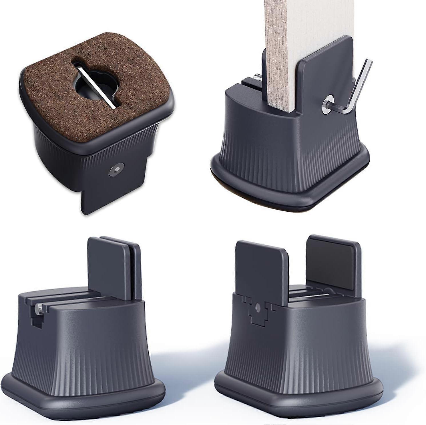 Adjustable Screw Clamp, Furniture Risers 2 Inches, Heavy Duty Table ...