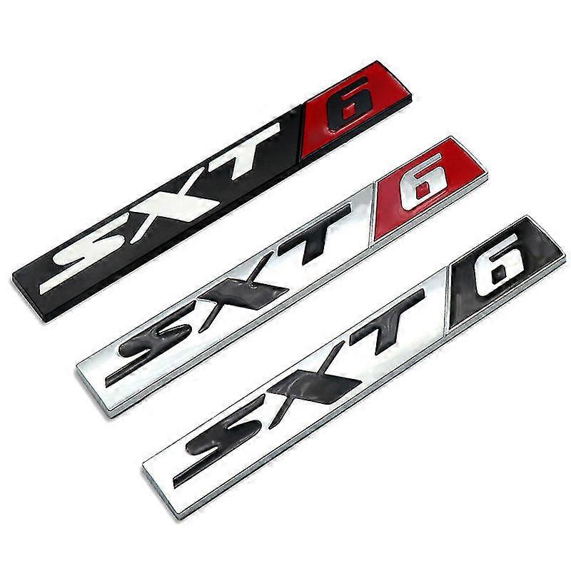 1piece 3d Metal Car Emblem For Srt Srt6 Srt8 Srt10 Sxt Sxt6 Sxt8 Sxt10 ...