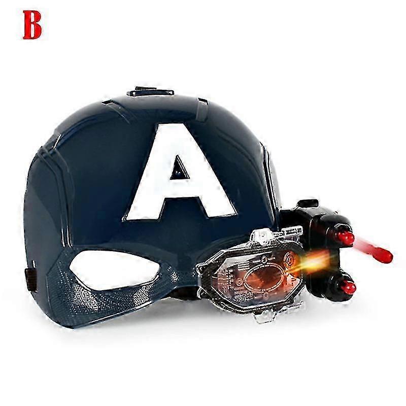WXH Marvel Avengers 4 Iron Man Captain America Mask Light Sound Helmet ...