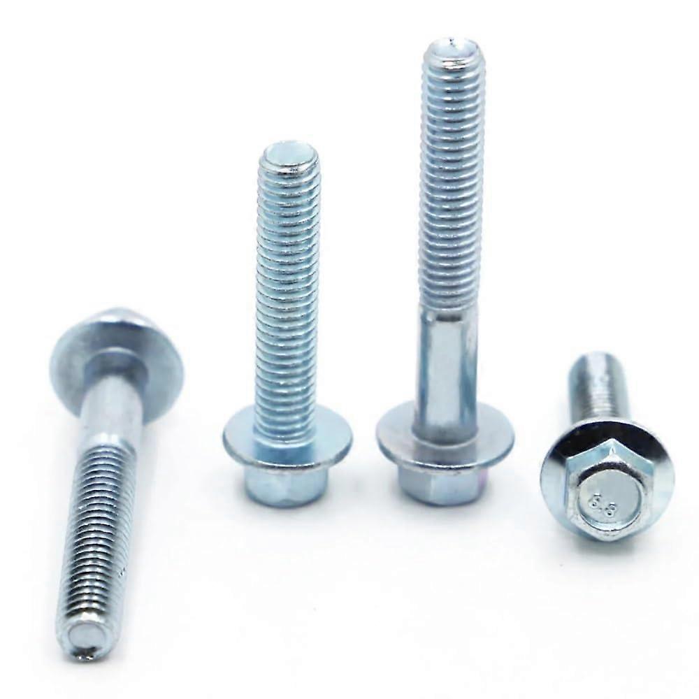Hexagonal Flange Bolts, Grade 8.8, Galvanized Steel, M5 M6 M8 M10 M12 ...
