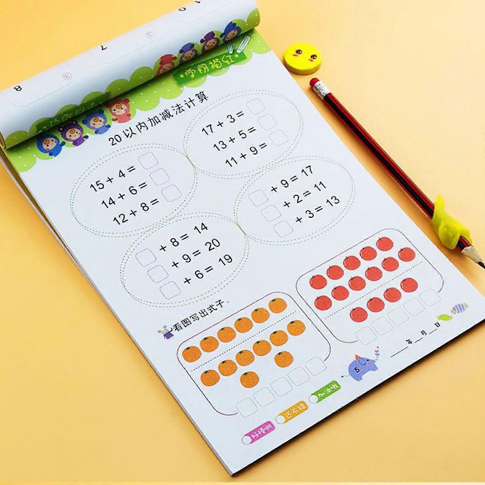 Mathematics Workbook Calculation Exercises Book Math Addition and ...