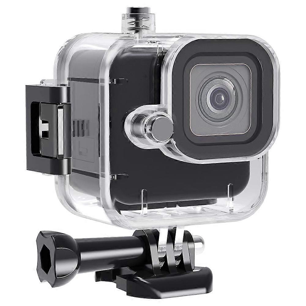 For GoPro Hero 11 Mini Waterproof Case Clear Design PC Tempered Glass ...