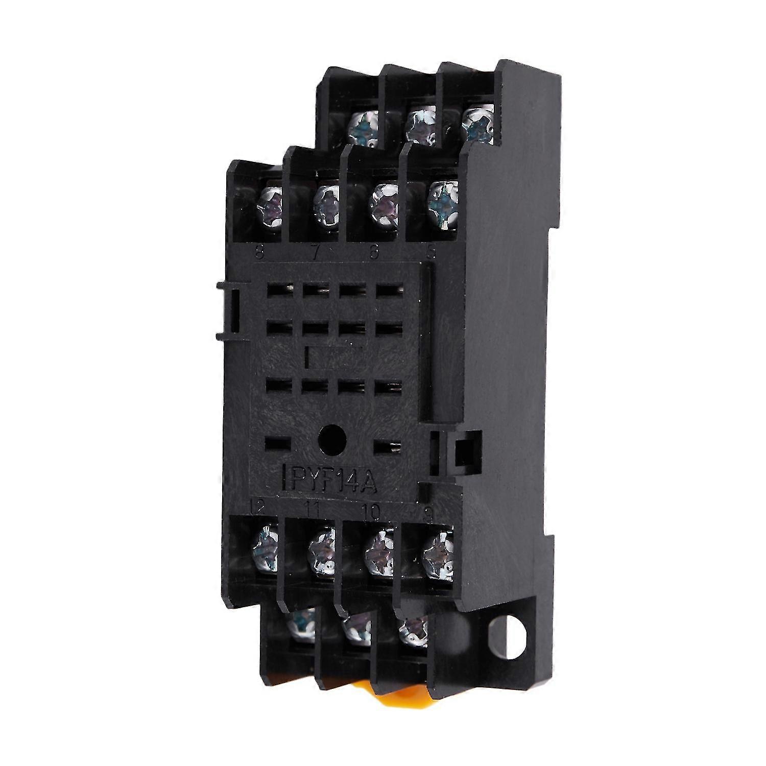 MY4NJ DC 24V Coil Power Relay DIN Rail Mounted 14 Pin 4PDT w Socket | Fruugo AT