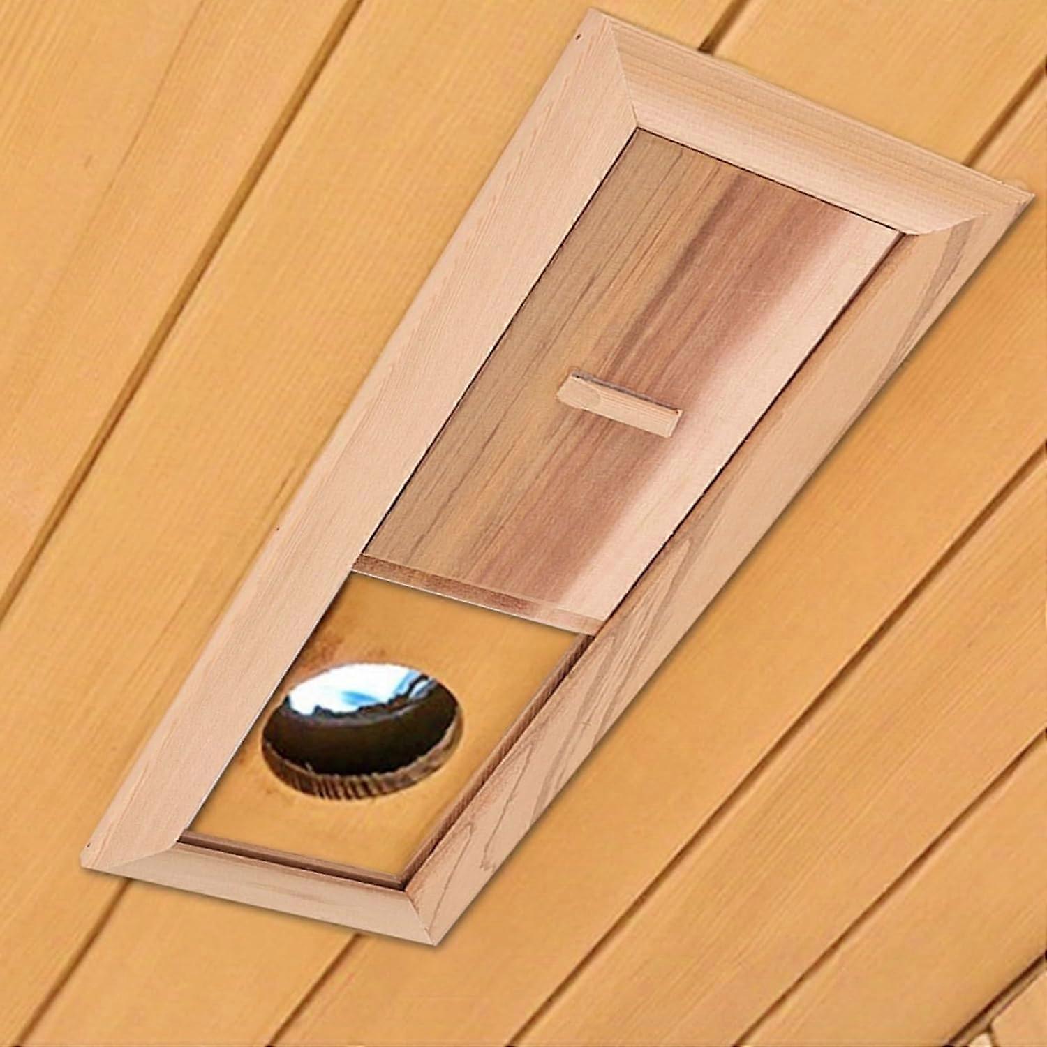 Sauna Steam Room Ventilation Panels Hemlock Wood Adjustable Ventilation ...