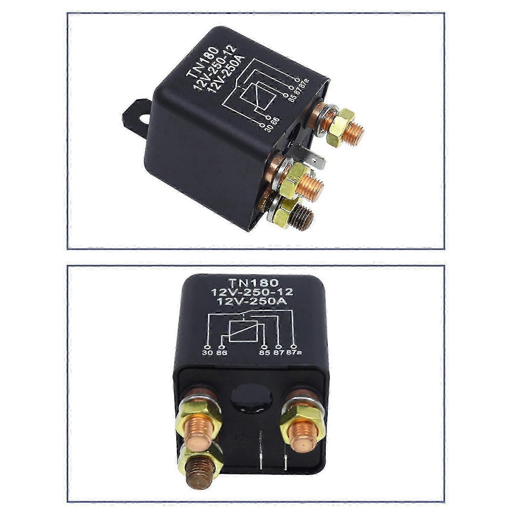 Continuous 250A relay for automotive battery control 12V 24V switch ...