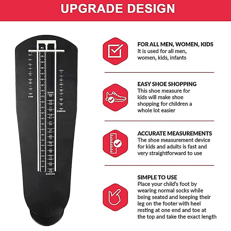 Professional Foot Measurement Device, Us Standard Shoe Sizer, Shoe ...