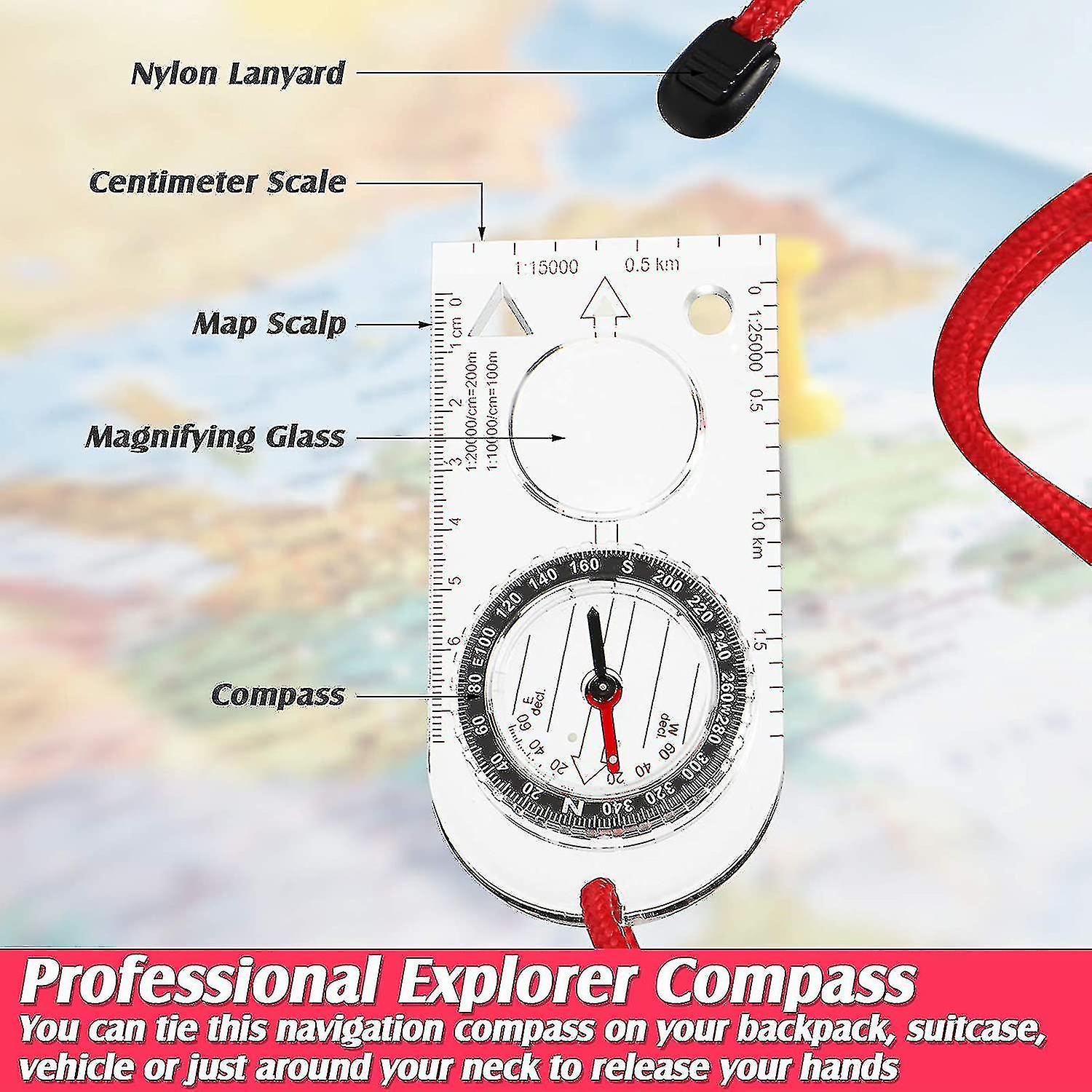 Navigation Compass Orienteering Compass Boy Scout Compass Hiking ...