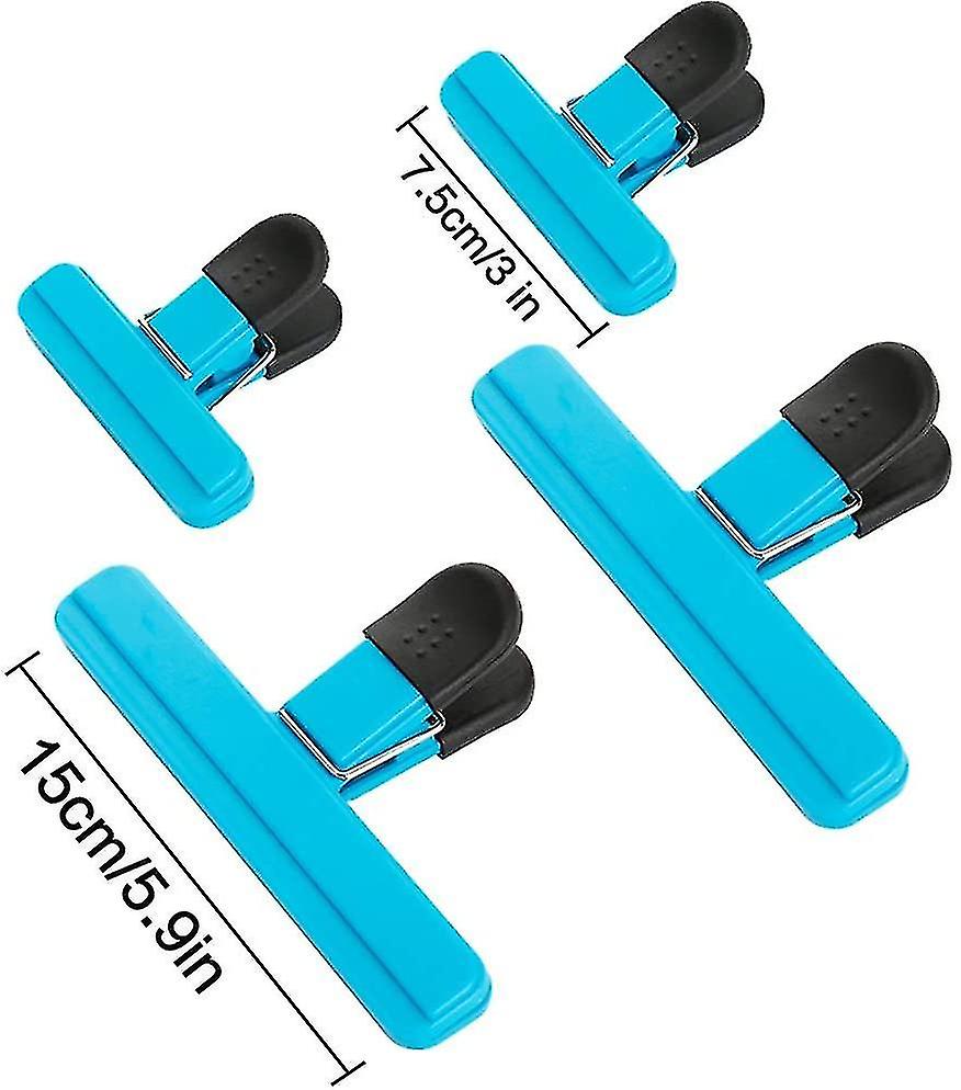 Food Bag Sealing Clip, 12 Pieces Plastic Food Bag Clips Closures For ...