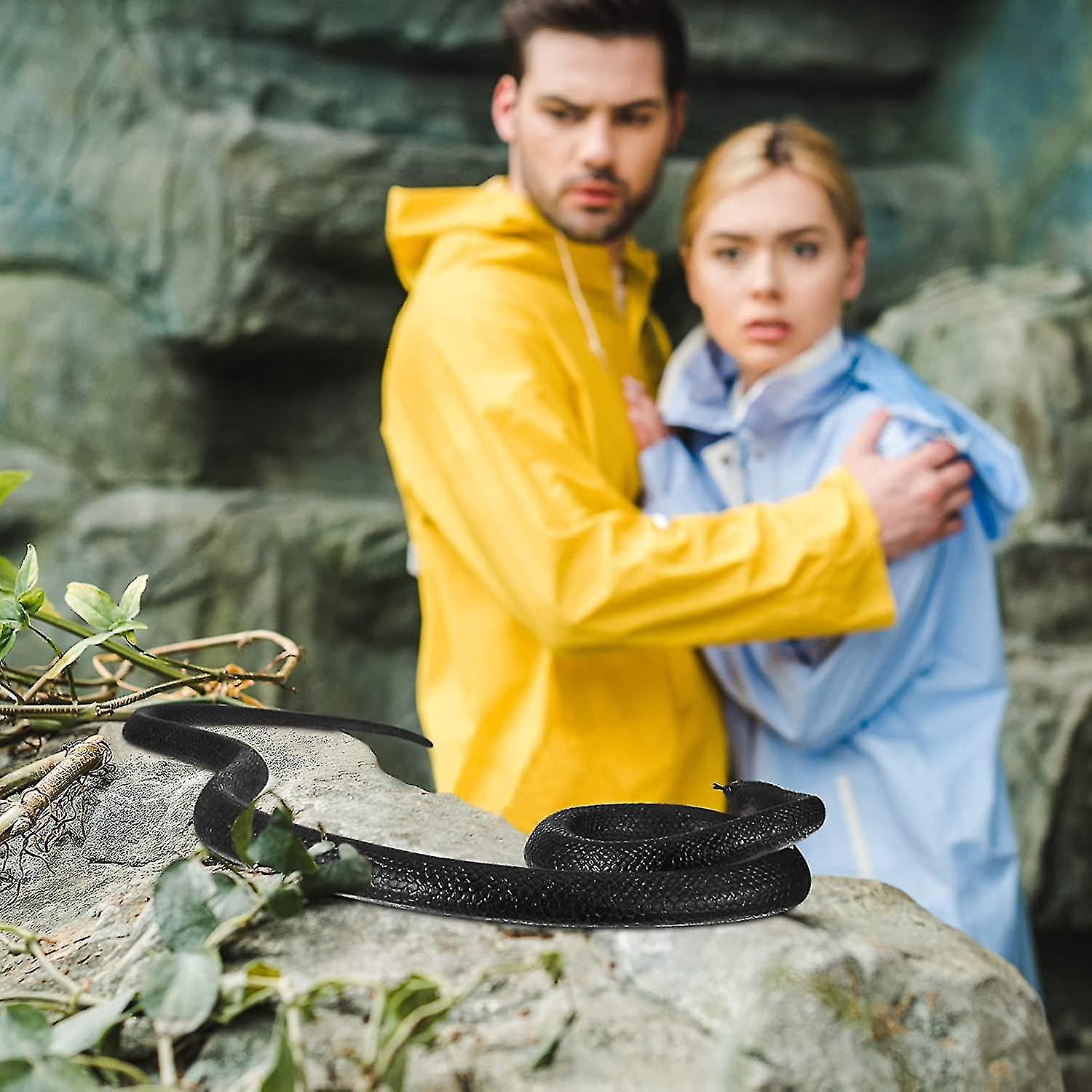 Rubber Snake Realistic Fake Snakes Toy Large Pythons Realistic Fake ...