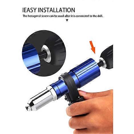 Pistolet riveter pour perceuse sans fil lectrique - Outil de rivetage sans fil - Adaptateur pour ...