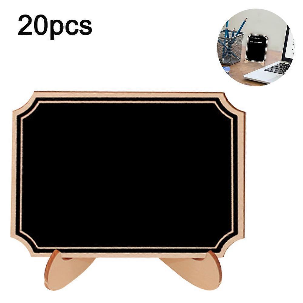 20 Pack Mini Chalkboards Signs with Liquid Chalk Marker, Small Wooden ...