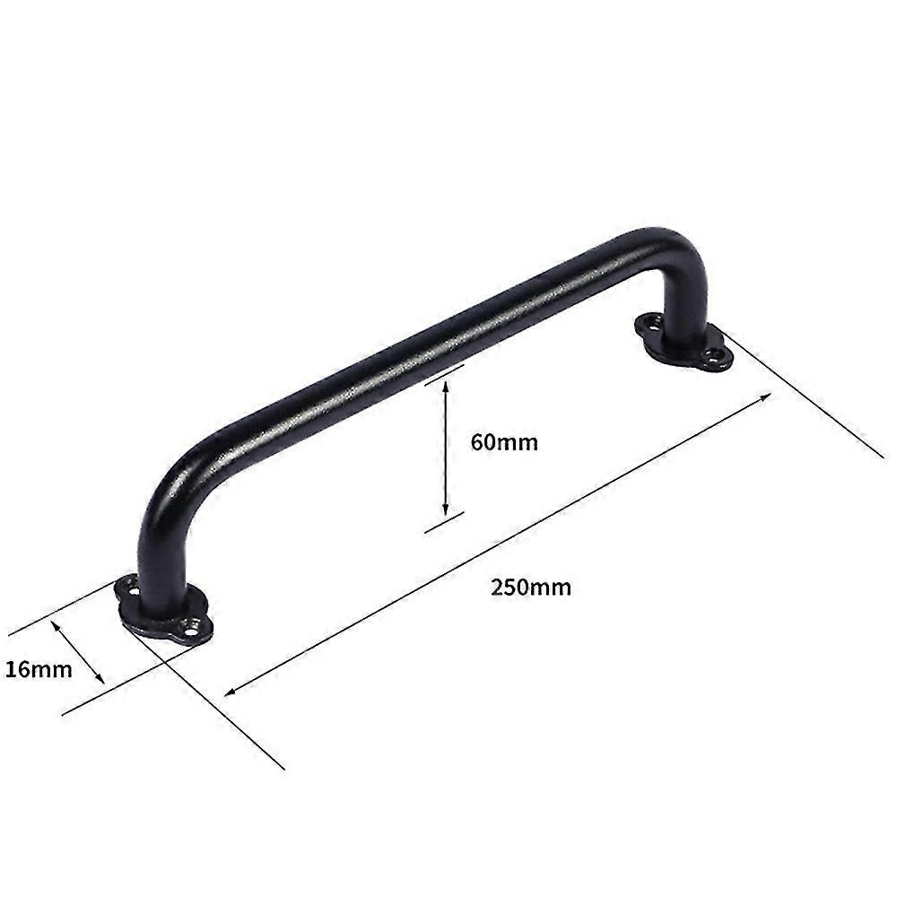 10 Inch Metal Industrial Pipe Wall Handrail - Pipe Barn Door Pull ...