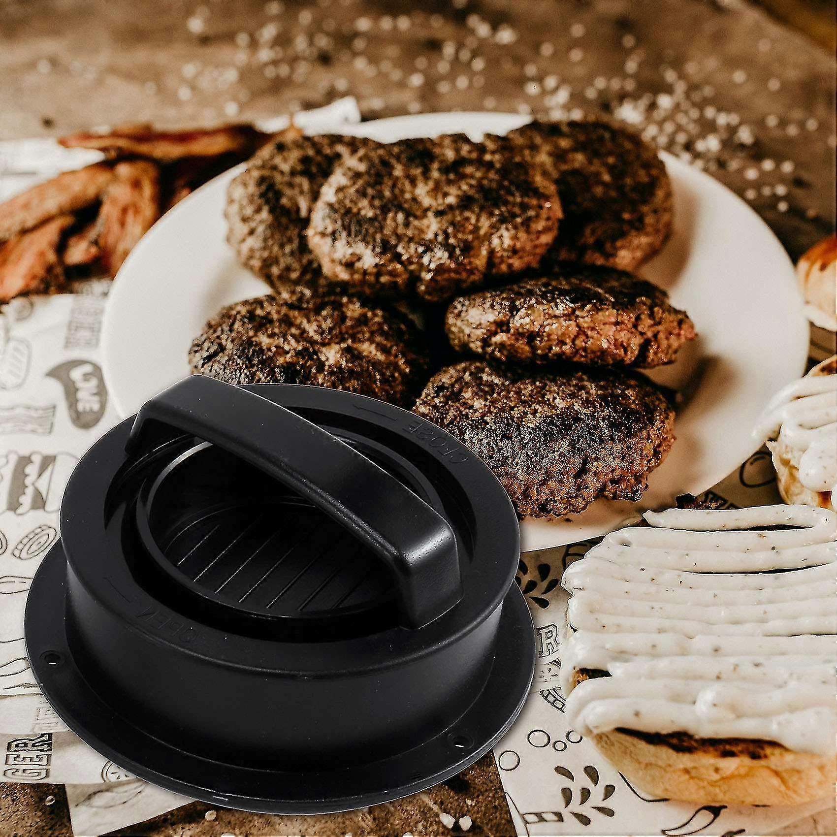 3 In 1 Burger Press Patty Stuffed Burger Maker With 120pcs Burger Paper ...