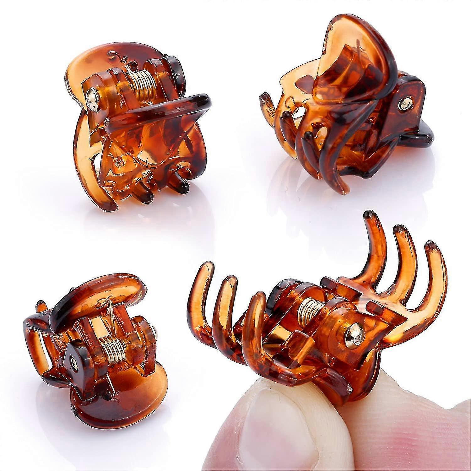 48 Pcs Small Mini Hair Claw Clips Hair Clamps For Women Girl's Hair ...