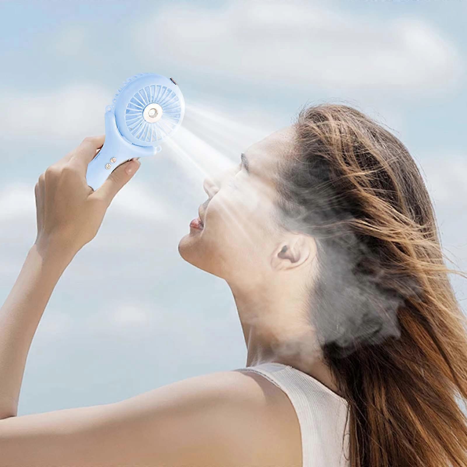 Portable Water Mist USB Fan Folding Adjustable Portable Handheld ...