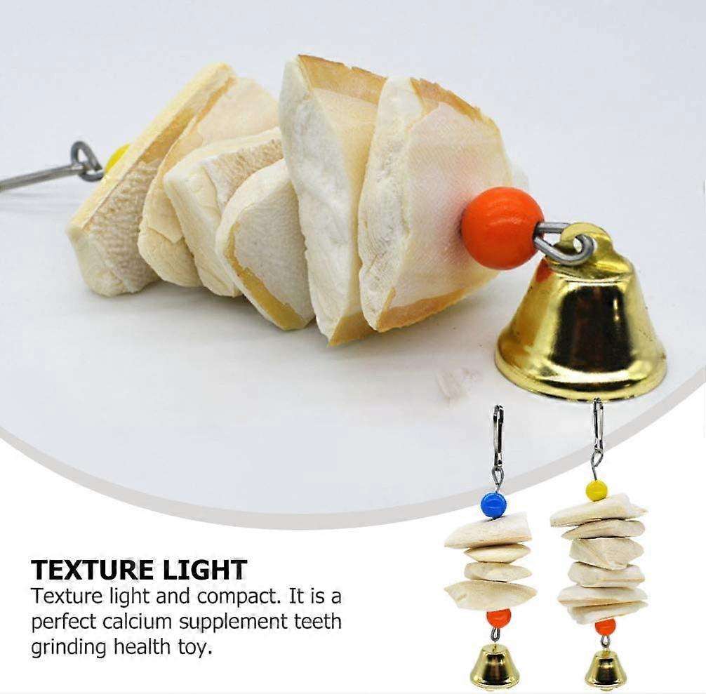 Cuttlebone Toys for Birds- 2 Pack Parrot Toys Chewing Bird Toy ...