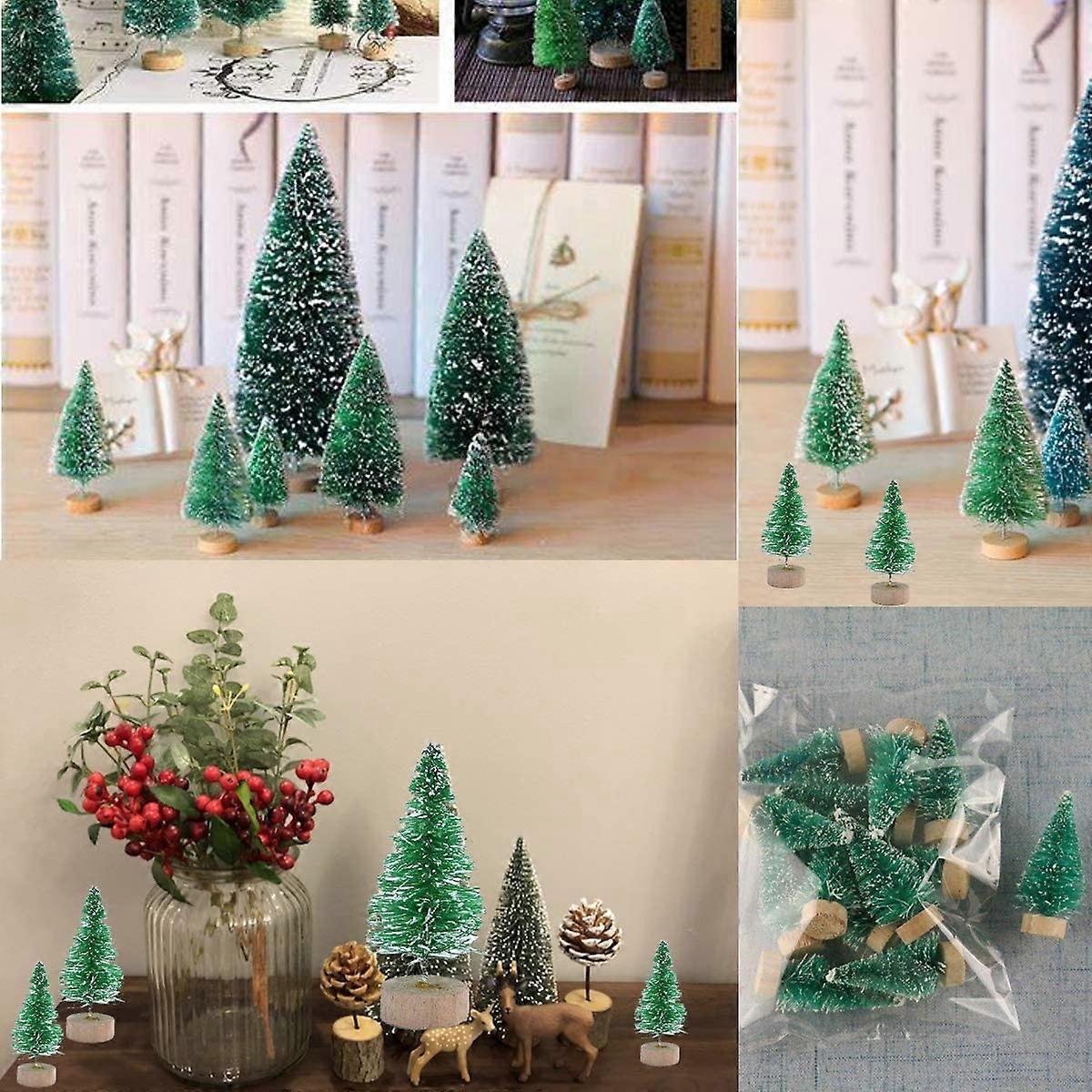 Christmas Tree Mini Miniature Christmas Tree Decoration Table Christmas ...