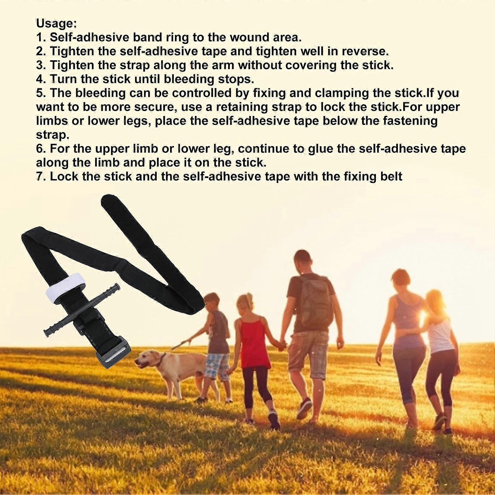 Outdoor Tourniquet Emergency Injury OneHanded Tourniquet Stop Bleeding ...