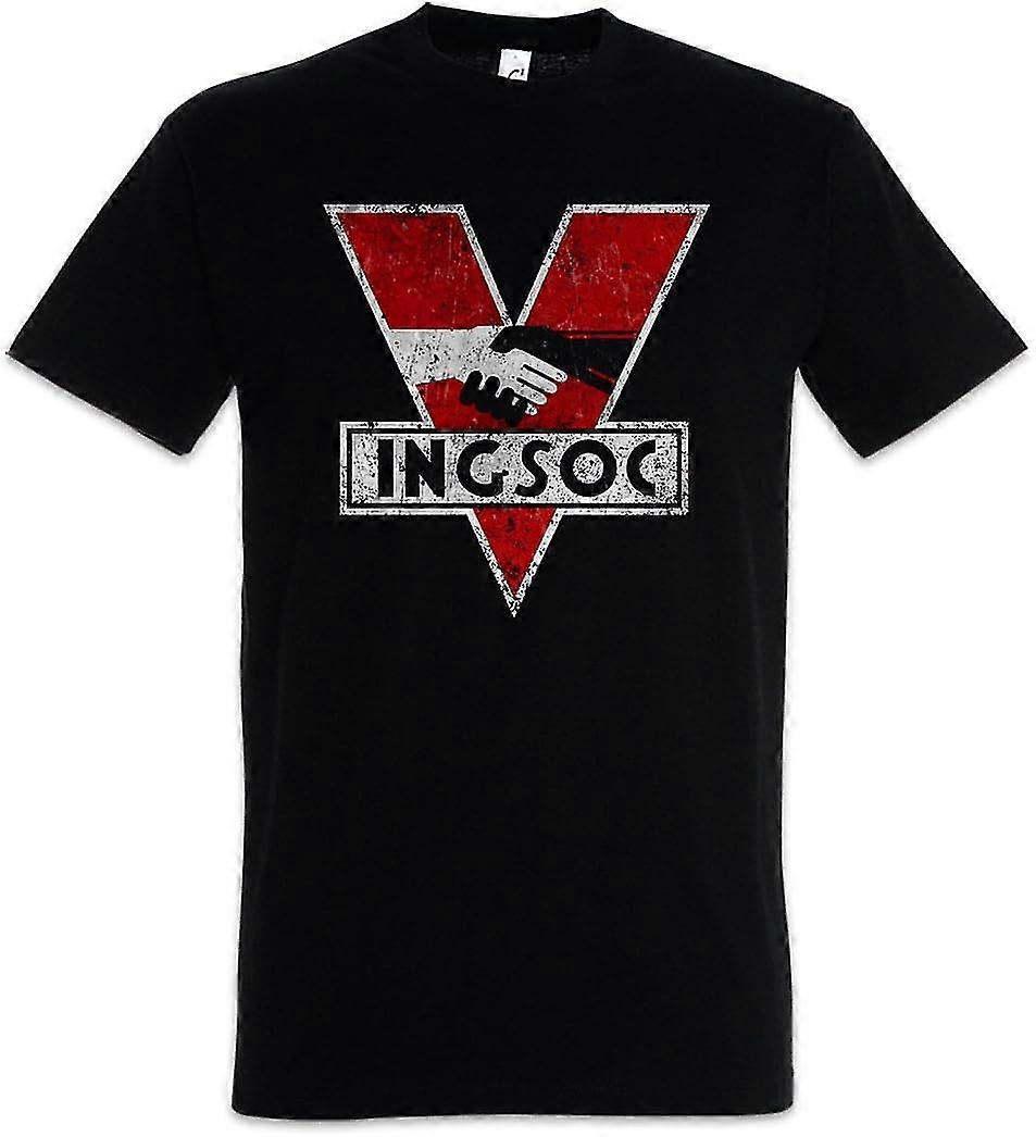1984 Logo Vintage INGSOC Men T-Shirt | Fruugo UK