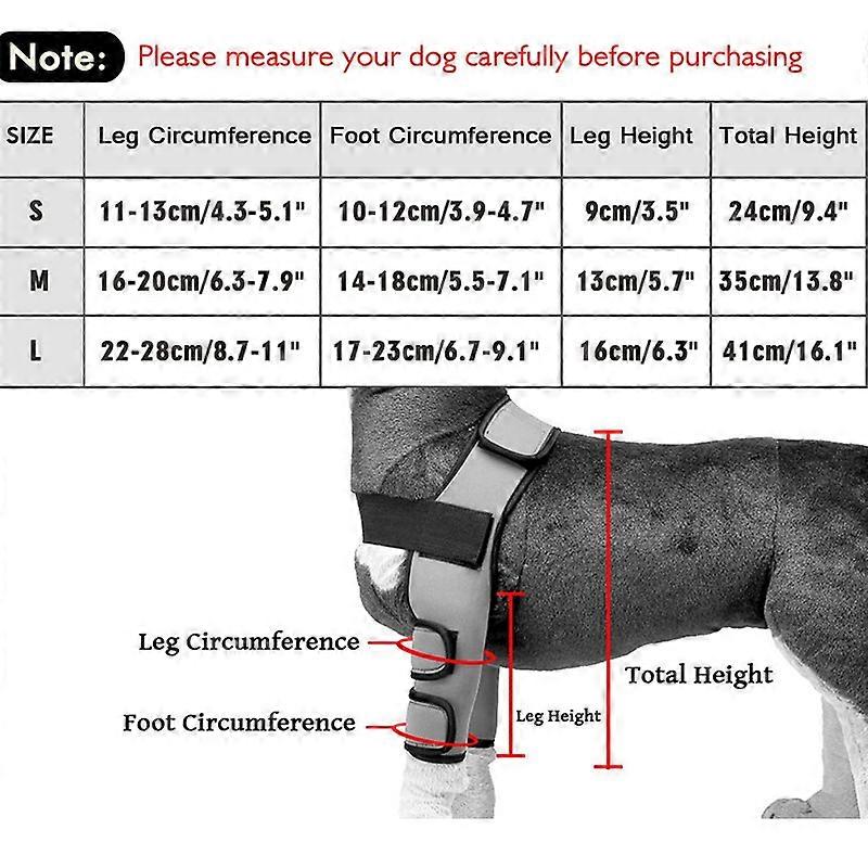EVAGO Support Bar Reinforcement-New Pet Double Front Leg Braces Carpal ...