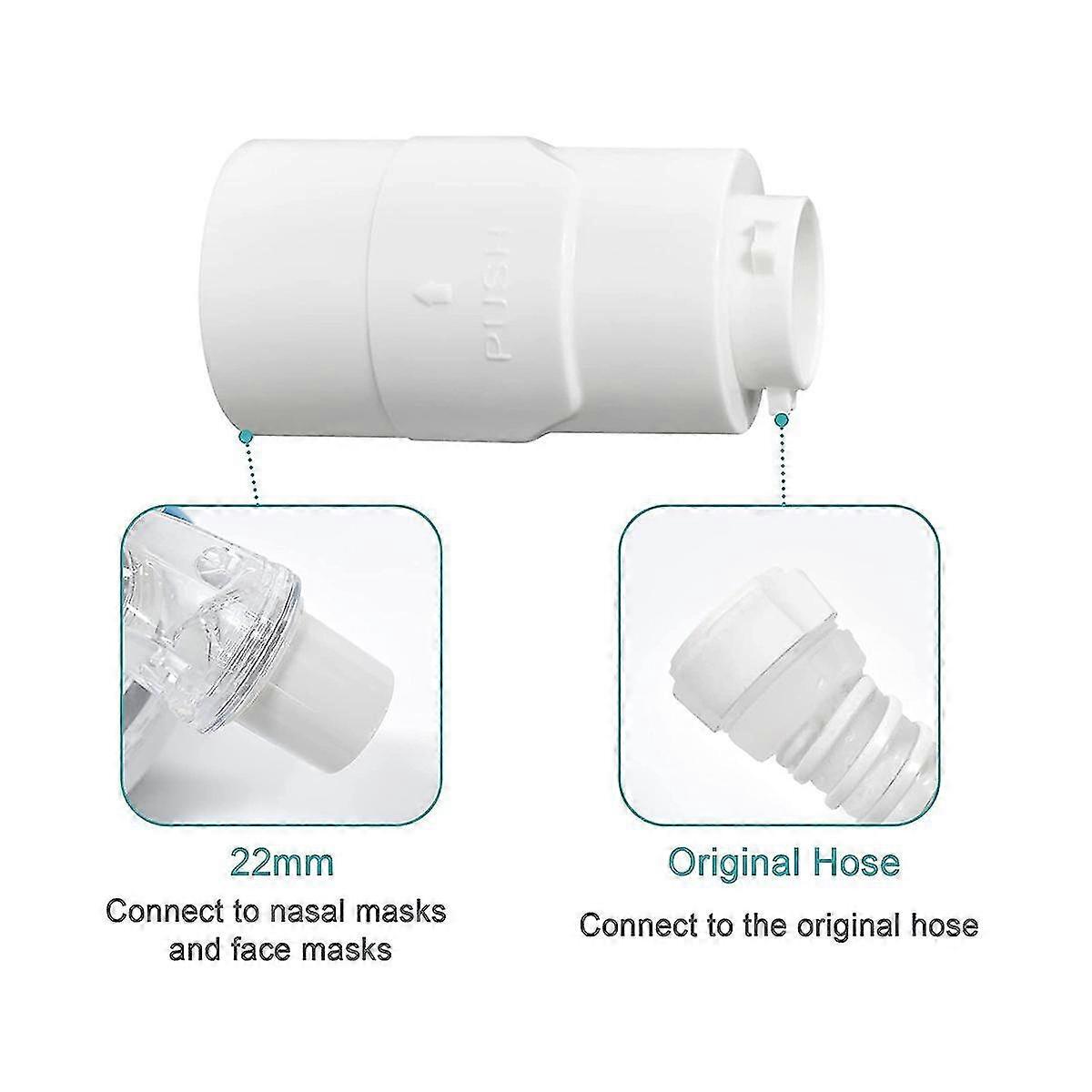 For Airmini Pro Hose Connector Connect Airmini Hose To Any 22 Mm Nasal ...