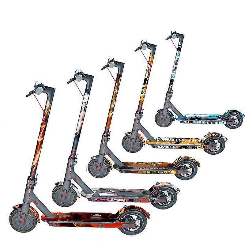 Electric Scooter Full Body PVC Sticker DIY Skateboard Sticker Scooter ...