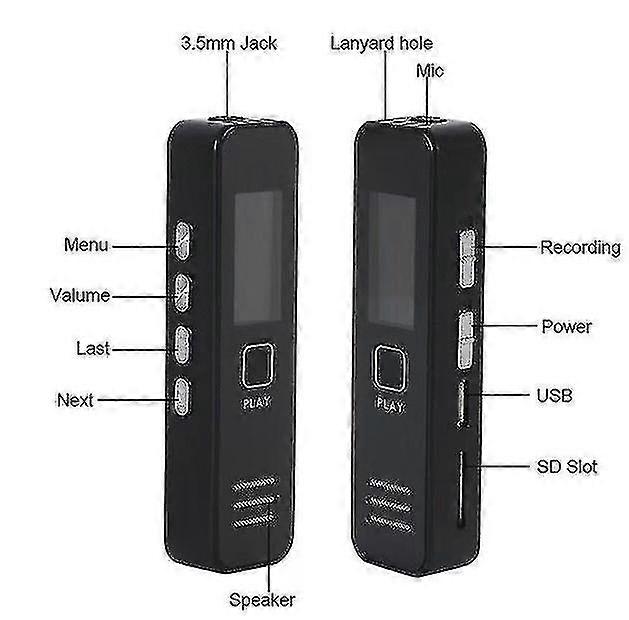 Mini Digital Recorder Is Rechargeable, Suitable For Meeting Records And ...