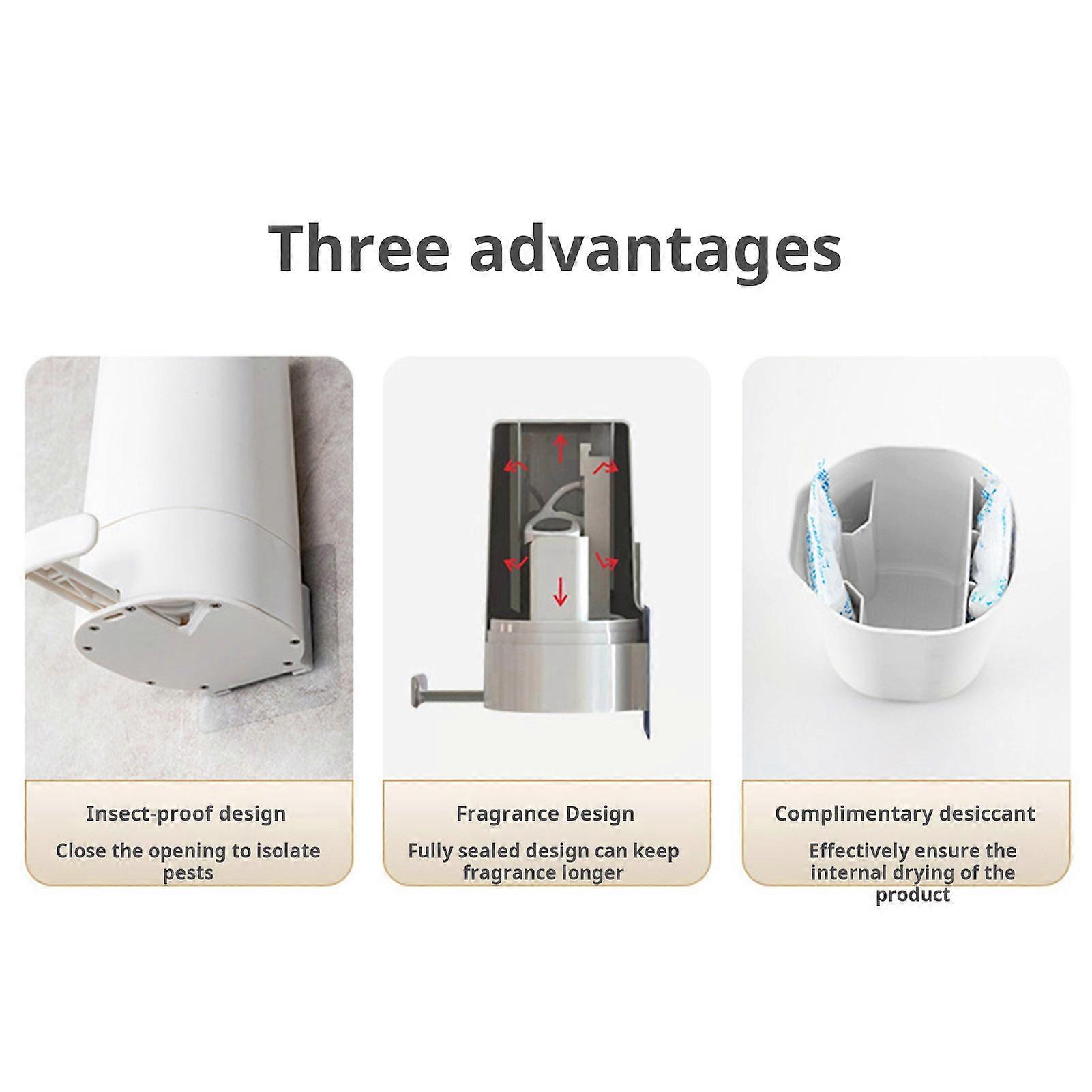 Soap Dispenser, Soap Grinder For Bar Soap Wall-Mounted, No Drilling ...