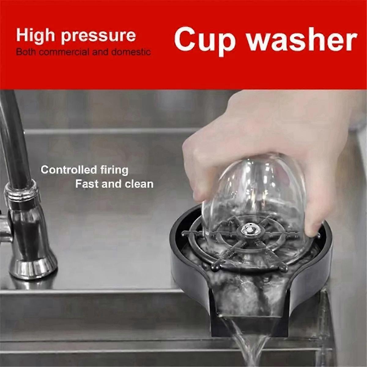 High Pressure Automatic Cup Washer for Sink - Vacuum Flask Cleaner ...