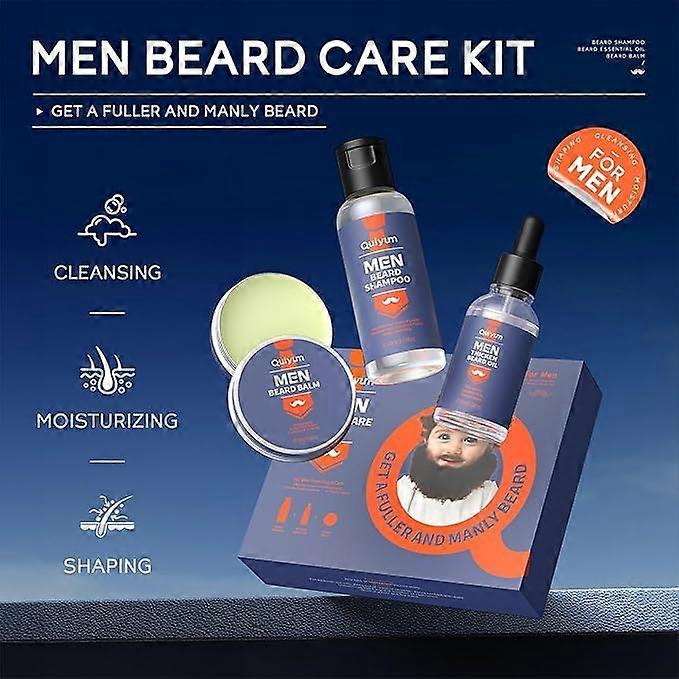 Beard Grooming Kit for Men, Fathers Gifts for Dad Men Him Husband ...