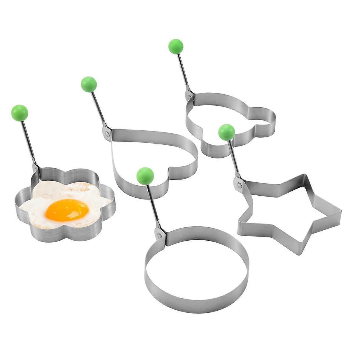 Fried Egg Molds, Pancake Mold Maker with Handle for Kids, Mold Non ...