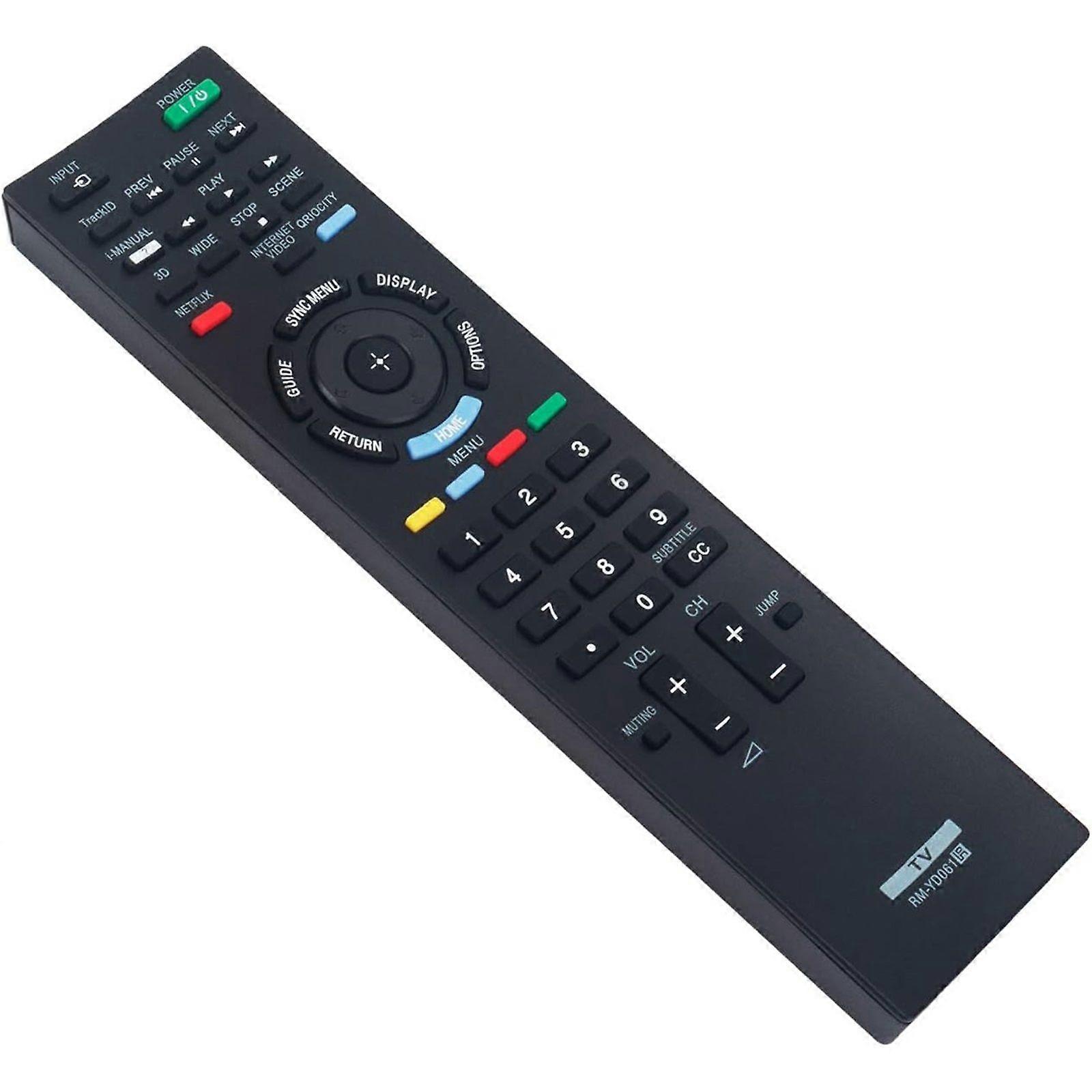 RM-YD061 Replace Remote Control fit for Sony LCD Bravia TV KDL-32EX720 ...