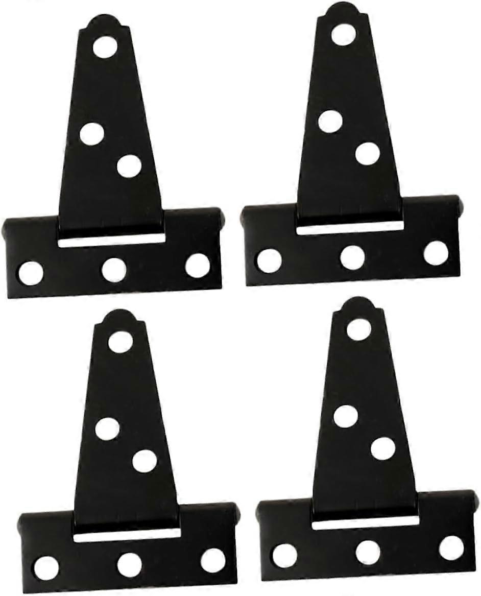 4pcs 2 T Shape Hinges Concealed Hinges T Hinge Gate Hinges for Wooden ...