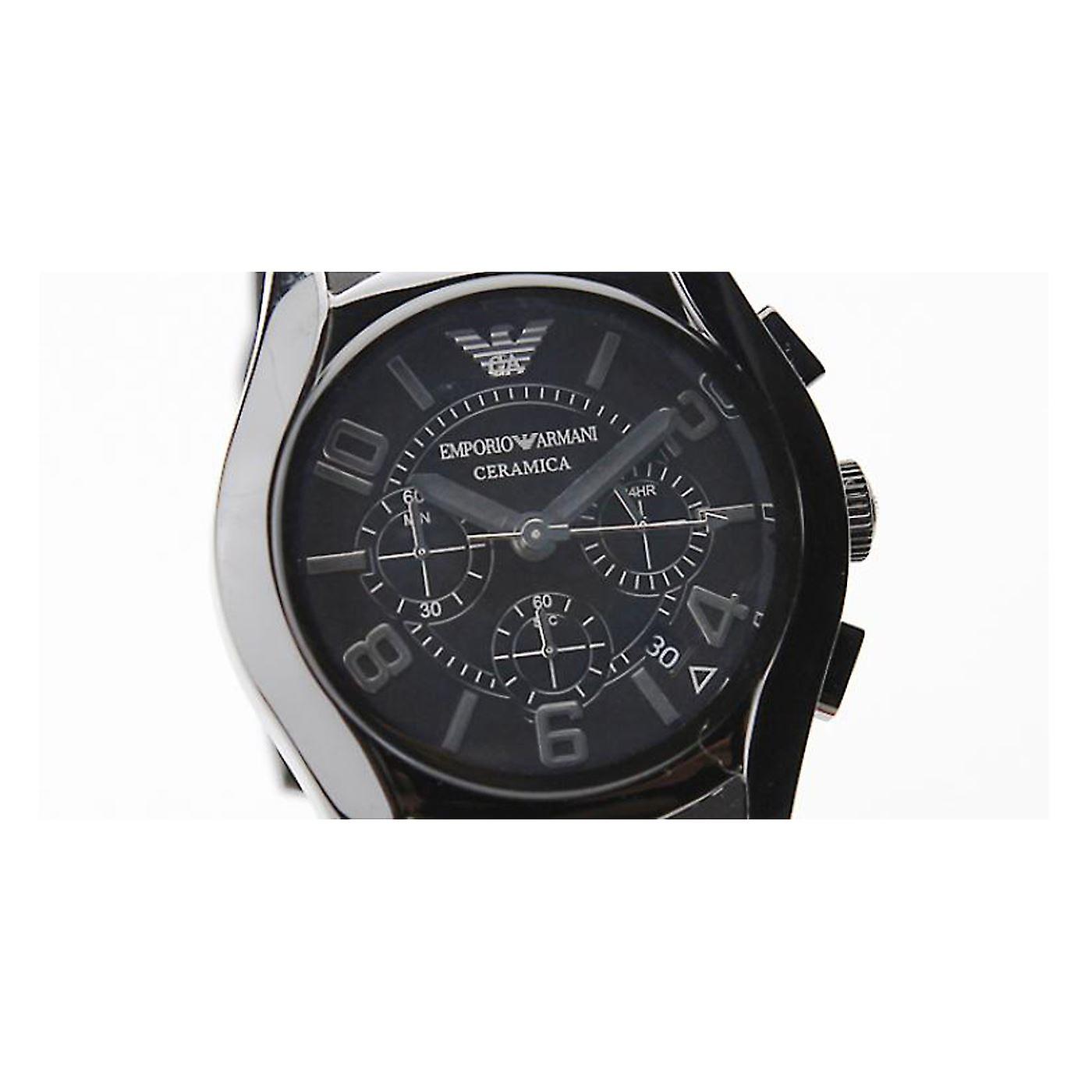 Emporio Armani Mens Ceramic Watch AR1430 | Fruugo UK